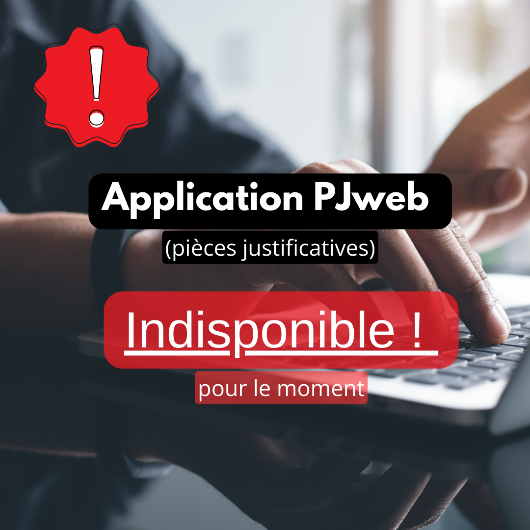 Application PJweb indisponible :: Faculté Droit et science politique